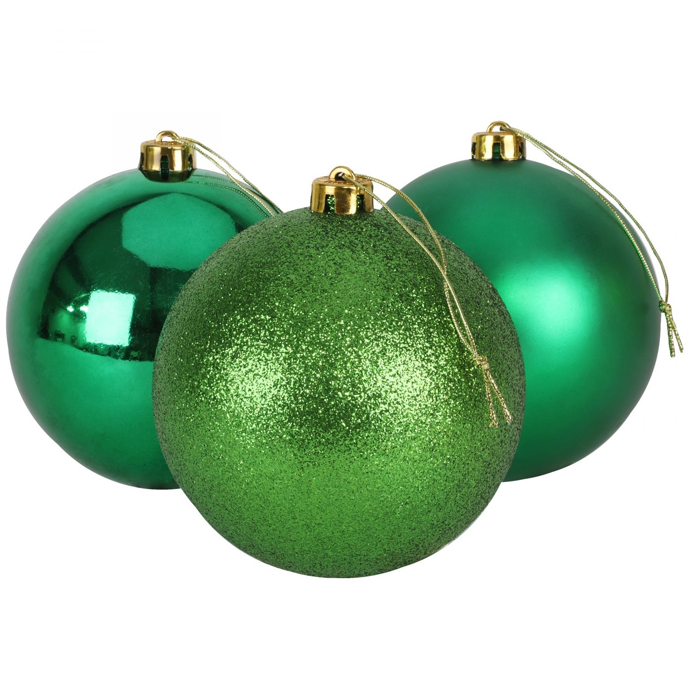 3-150mm Extra Large Baubles - Shiny, Matte & Glitter Design - Christmas ...