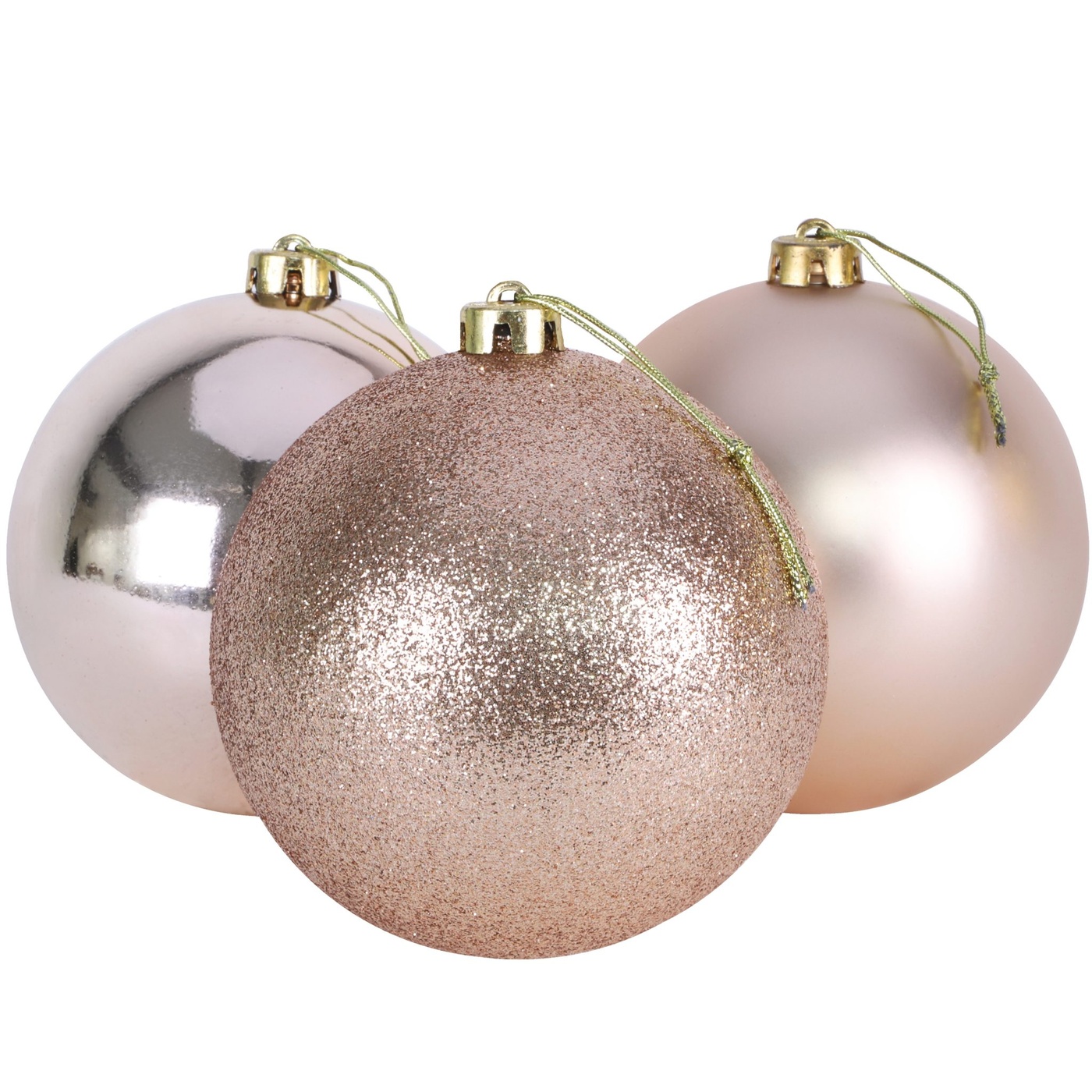 3-150mm Extra Large Baubles - Shiny, Matte & Glitter Design - Christmas ...