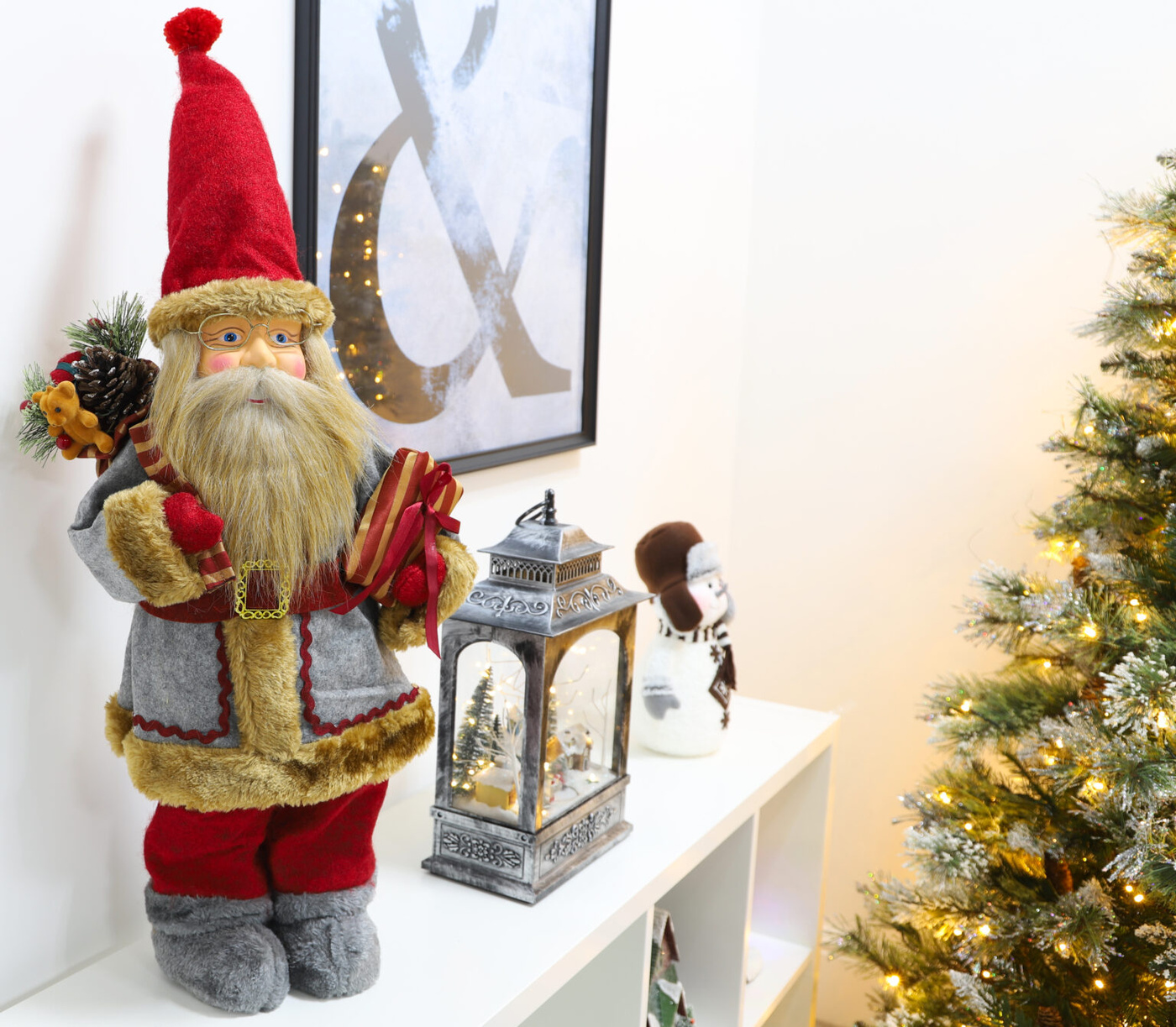 Christmas Concepts® 23" (58cm) Traditional Nordic Standing Santa Claus ...