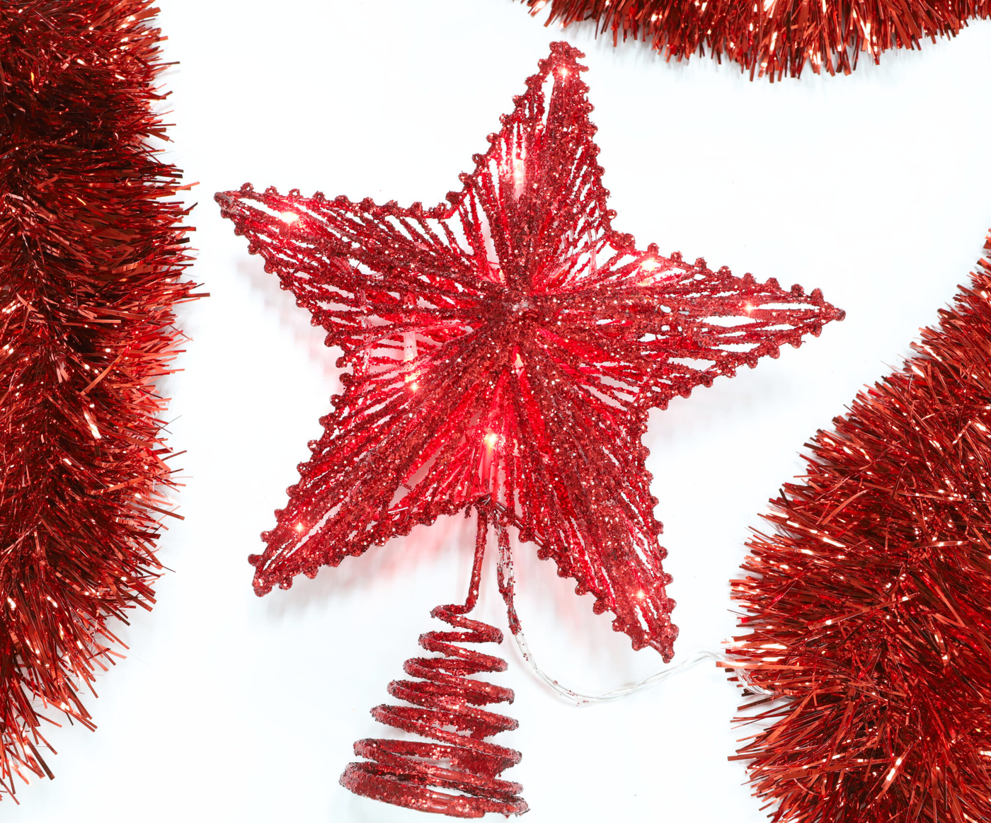 Christmas Concepts® 10" Red Springy Star With Red LED Lights ...