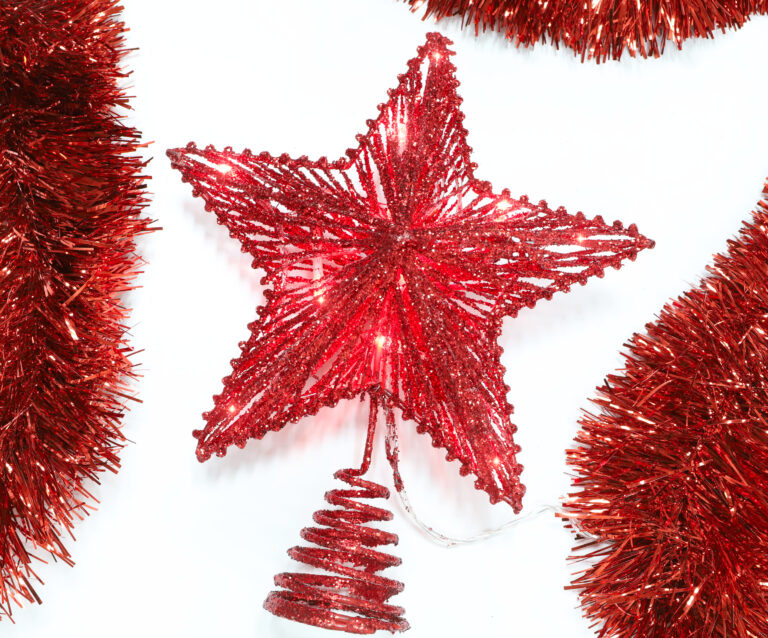 Christmas Concepts® 10" Red Springy Star With Red LED Lights ...