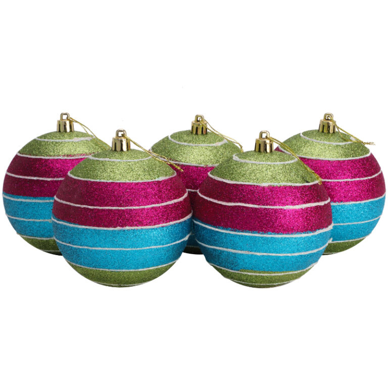 3-150mm Extra Large Baubles - Shiny, Matte & Glitter Design - Christmas ...