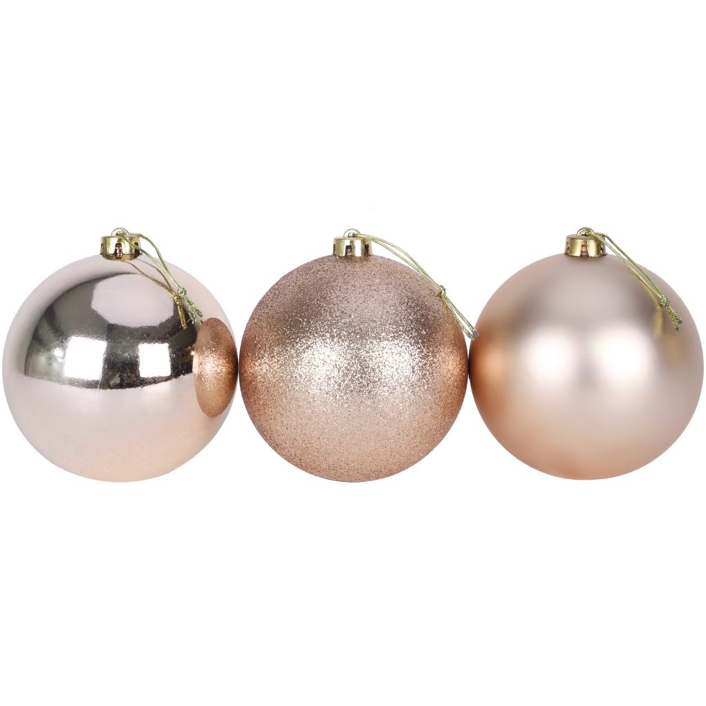 3-150mm Extra Large Baubles - Shiny, Matte & Glitter Design - Christmas ...