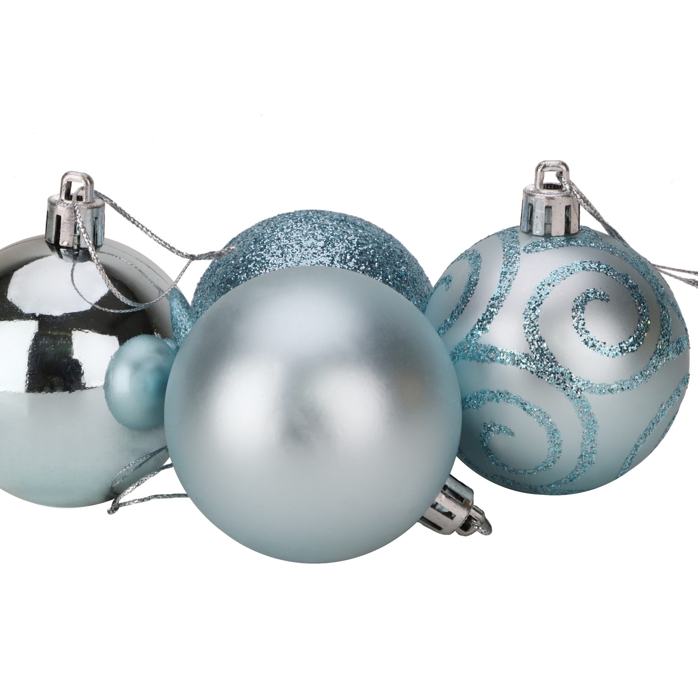 Christmas Concepts® Pack of 10 - 60mm Christmas Tree Baubles - Shiny ...