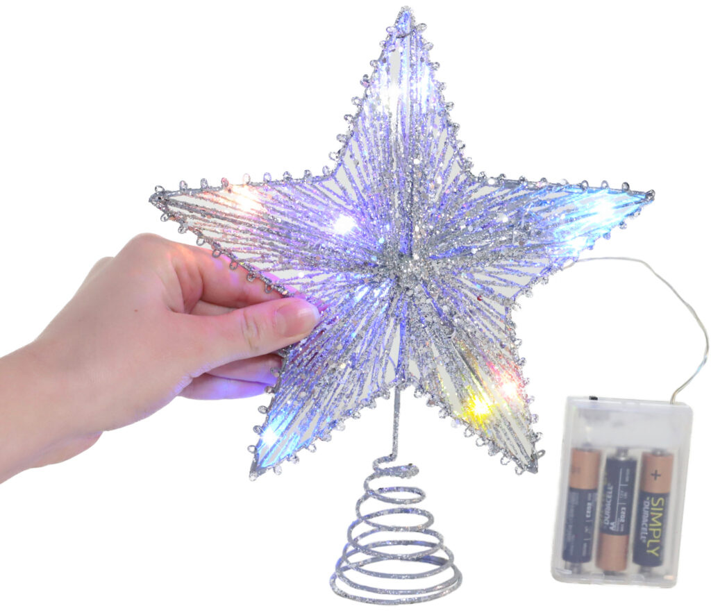 Christmas Concepts® 10" Springy Light Up Tree Top Christmas Star With ...