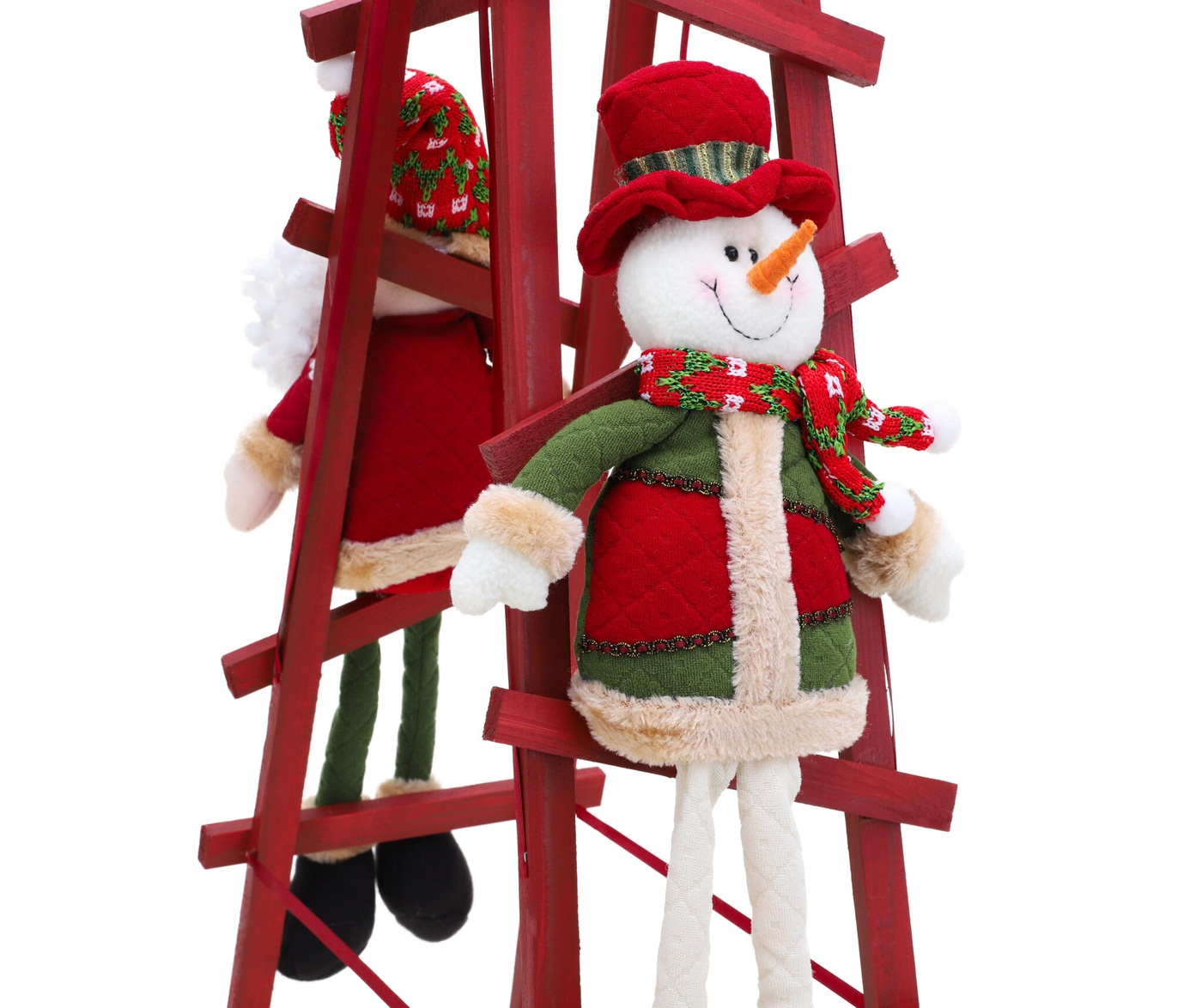 Christmas Concepts® 80cm Standing Christmas Card Holder Santa & Snowman ...