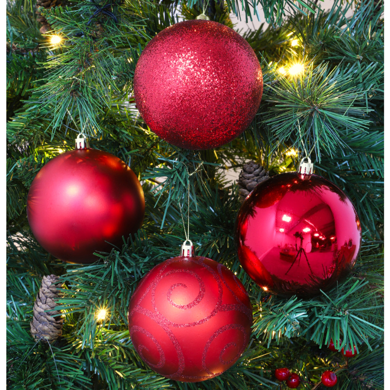 Christmas Concepts® Pack of 5 - Extra Large 100mm Christmas Tree ...