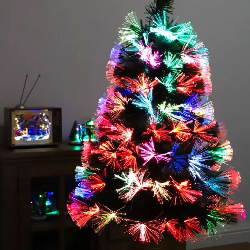 Christmas Concepts® 36 Inch (3FT) (90CM) Green LED Firework Fibre Optic ...