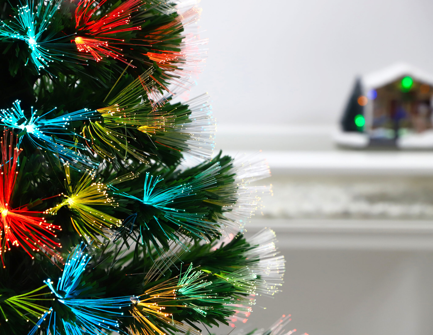 Christmas Concepts® 36 Inch (3FT) (90CM) Green LED Firework Fibre Optic ...