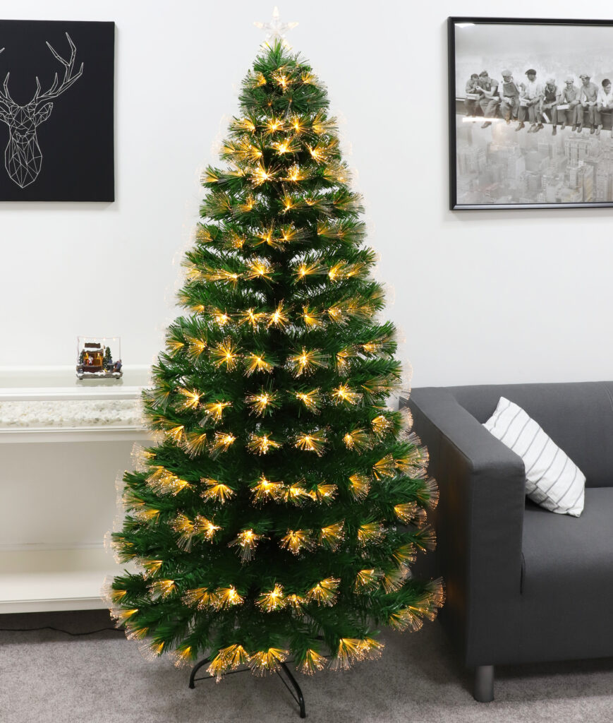 Christmas Concepts® 72 Inch (6FT) (1.8M) Green LED Firework Fibre Optic ...