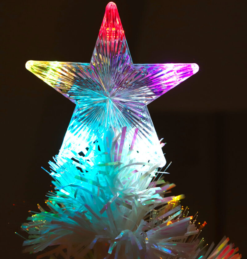 Christmas Concepts® 36 Inch (3FT) (90CM) Iridescent LED Fibre Optic ...