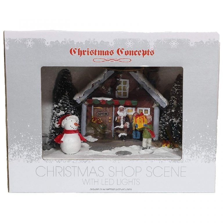 Christmas Concepts® LED Light Up Christmas Village Scene - 8" / 20cm ...