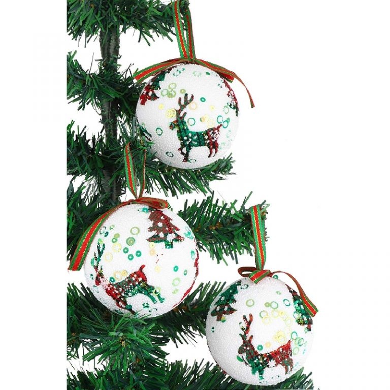 3-150mm Extra Large Baubles - Shiny, Matte & Glitter Design - Christmas ...