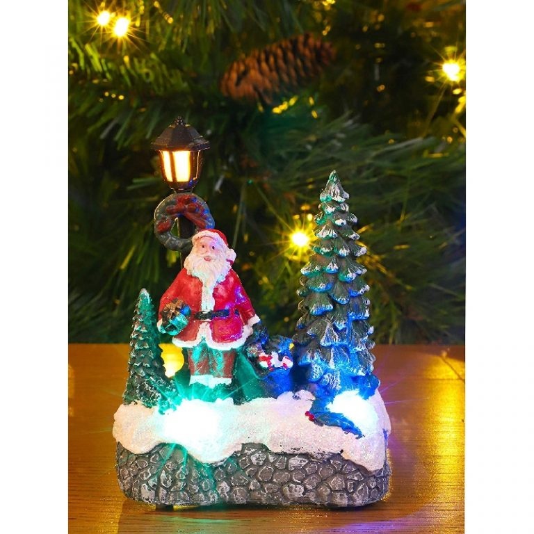 Christmas Concepts® 5"/ 13cm LED Light Up Christmas Scene (Santa with ...