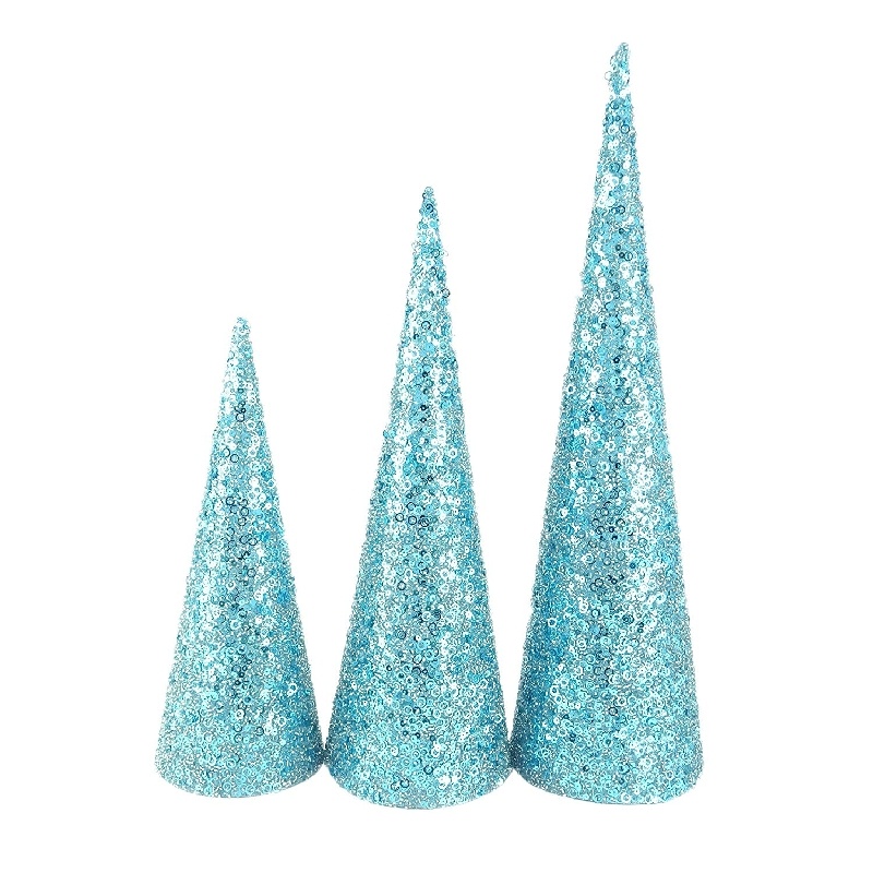 Christmas Concepts® Set of 3 Various Size Christmas Cone Trees ...