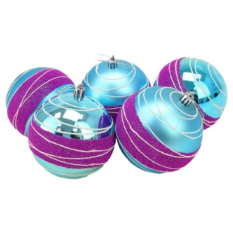 3-150mm Extra Large Baubles - Shiny, Matte & Glitter Design - Christmas ...
