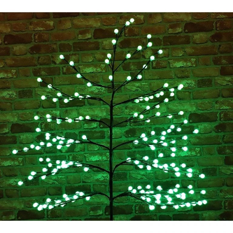Christmas Concepts® 1.5M Green LED Berry Tree With 200 LED's And Round ...
