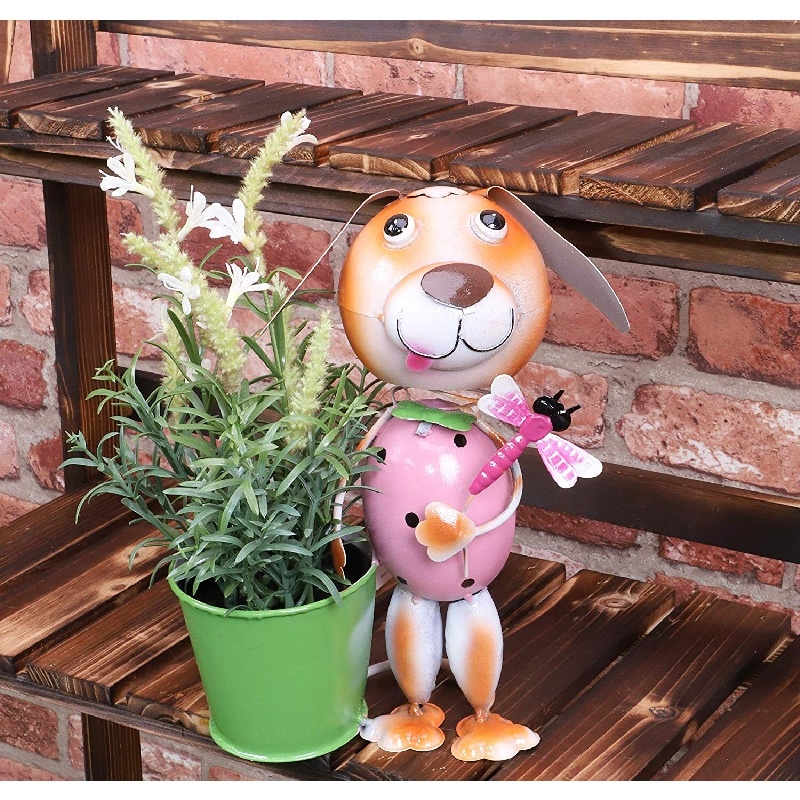 Christmas Concepts® 25cm (10'') Standing Metal Animal With Pot - Indoor ...