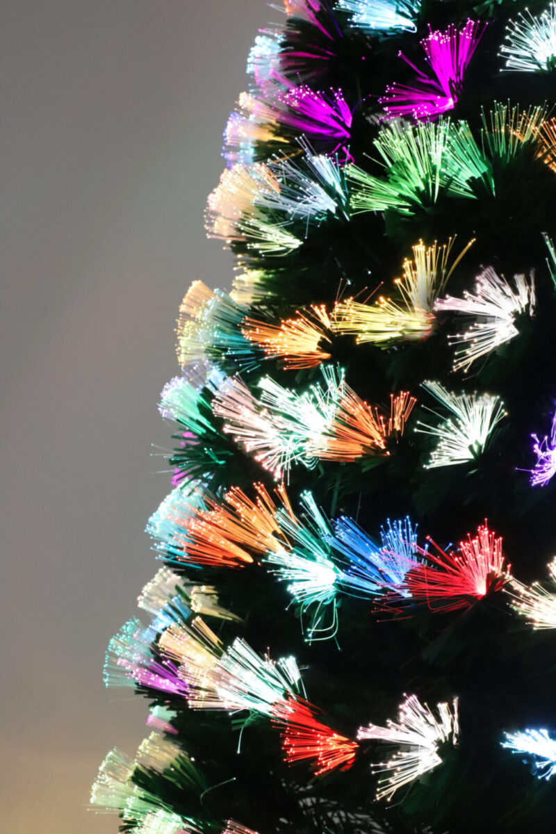 Christmas Concepts® 96" (2.4M) Green LED Firework Fibre Optic Christmas ...