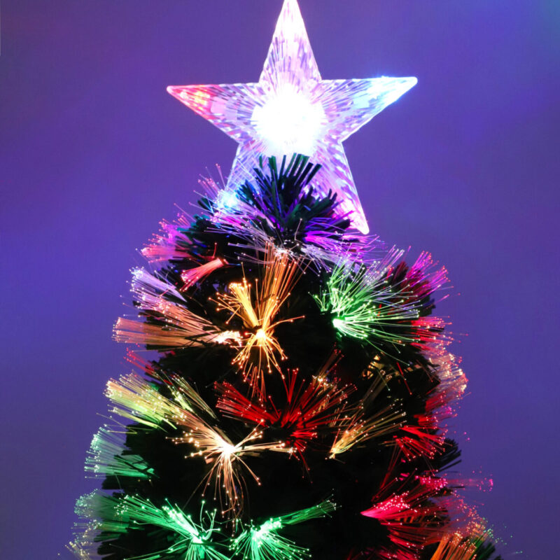 Christmas Concepts® 96" (2.4M) Green LED Firework Fibre Optic Christmas ...