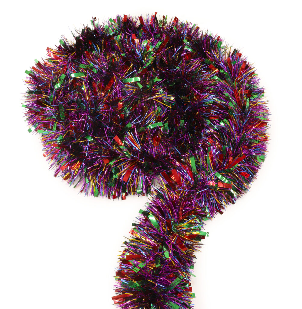 Christmas Concepts® 3m / 9.8ft Chunky/Fine Christmas Tinsel - Christmas ...