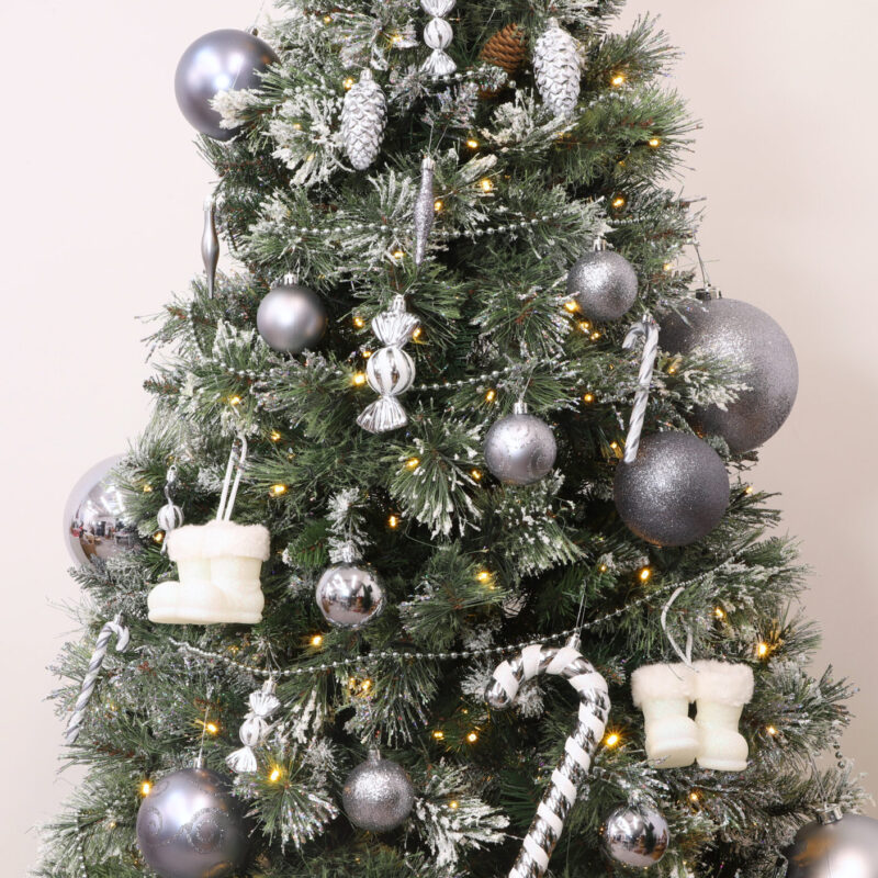 Christmas Concepts® Pack of 10-60mm Christmas Tree Baubles - Shiny ...