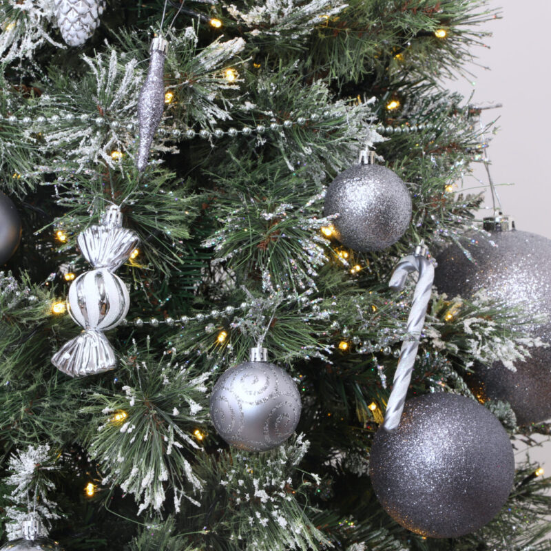 Christmas Concepts® Pack of 10-60mm Christmas Tree Baubles - Shiny ...