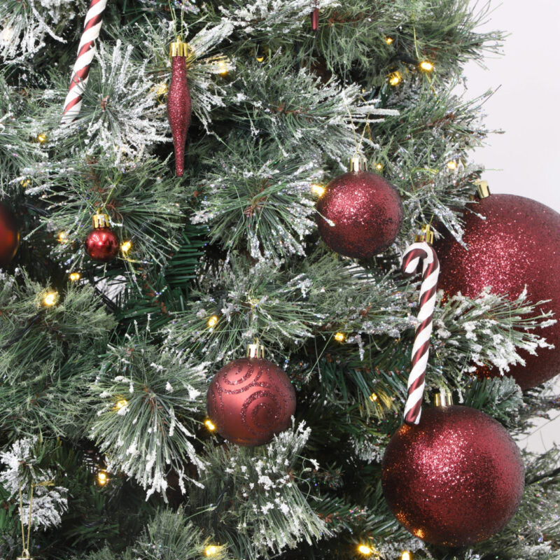Christmas Concepts® Pack of 10-60mm Christmas Tree Baubles - Shiny ...