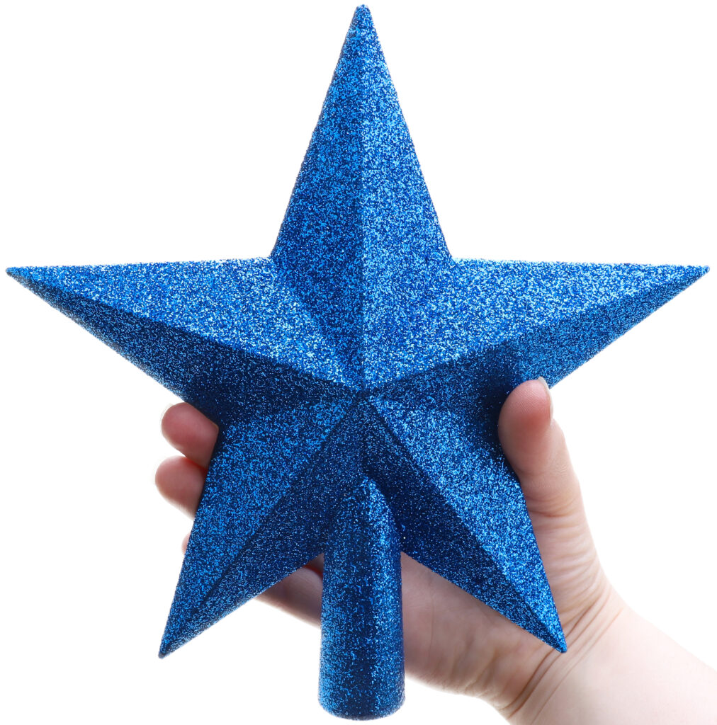 Christmas Concepts® 20cm Glitter Tree Top Star Decoration – Christmas ...