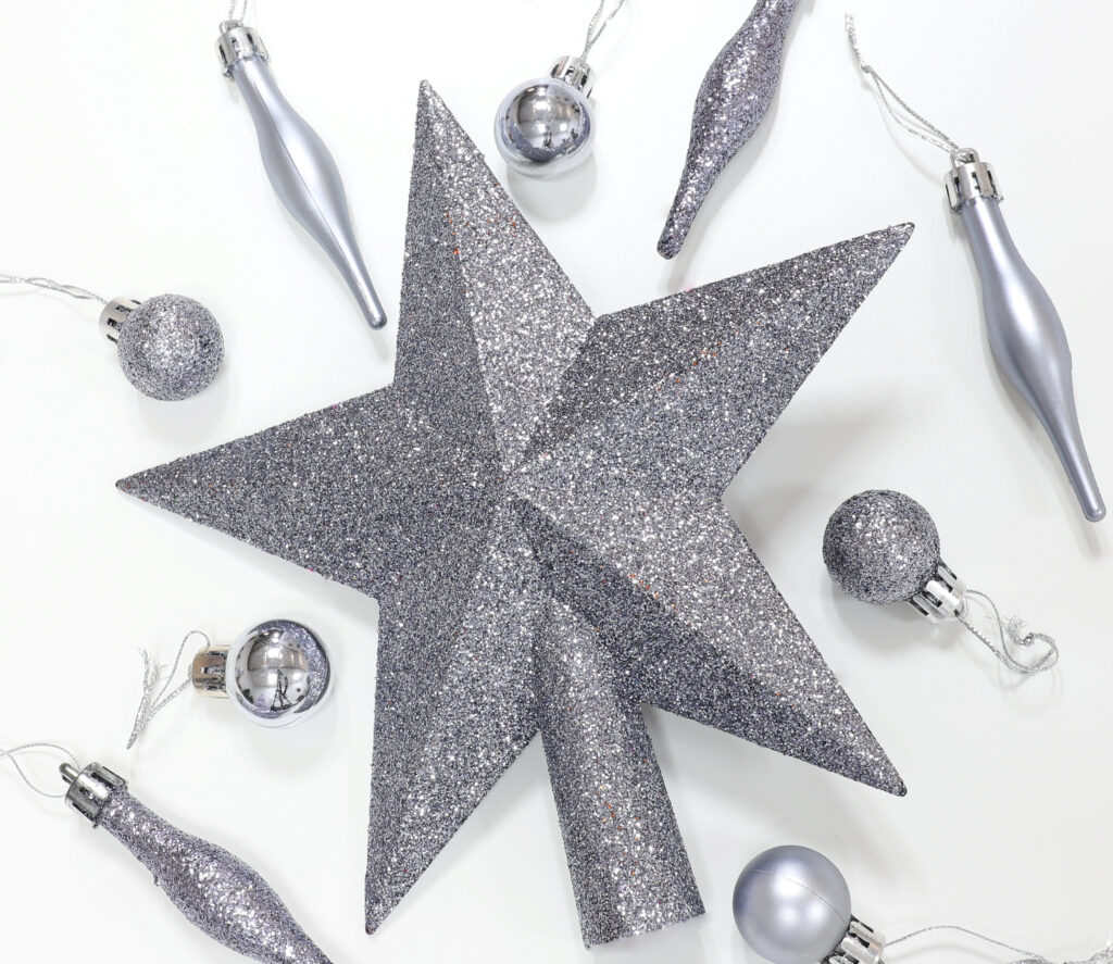 Christmas Concepts® 20cm Glitter Tree Top Star Decoration – Christmas ...