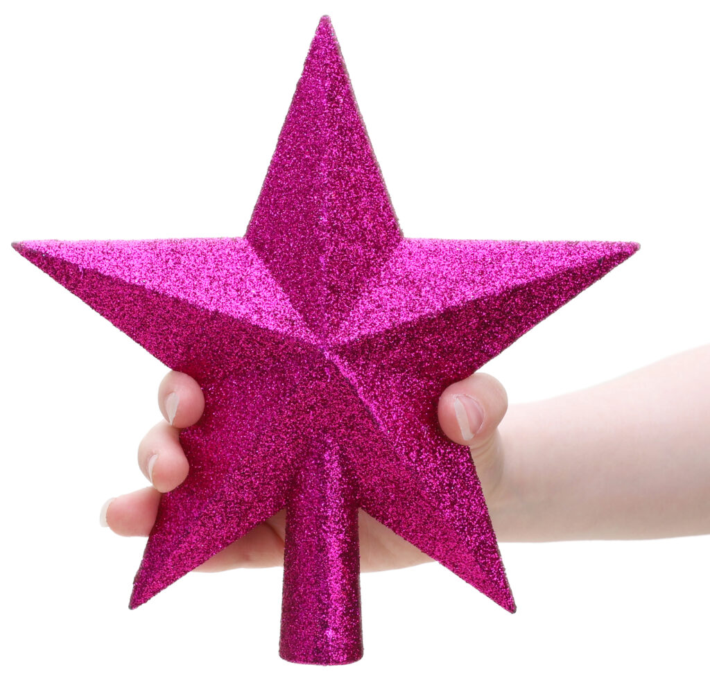 Christmas Concepts® 20cm Glitter Tree Top Star Decoration – Christmas ...