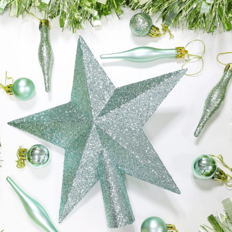 Christmas Concepts® 20cm Glitter Tree Top Star Decoration – Christmas ...