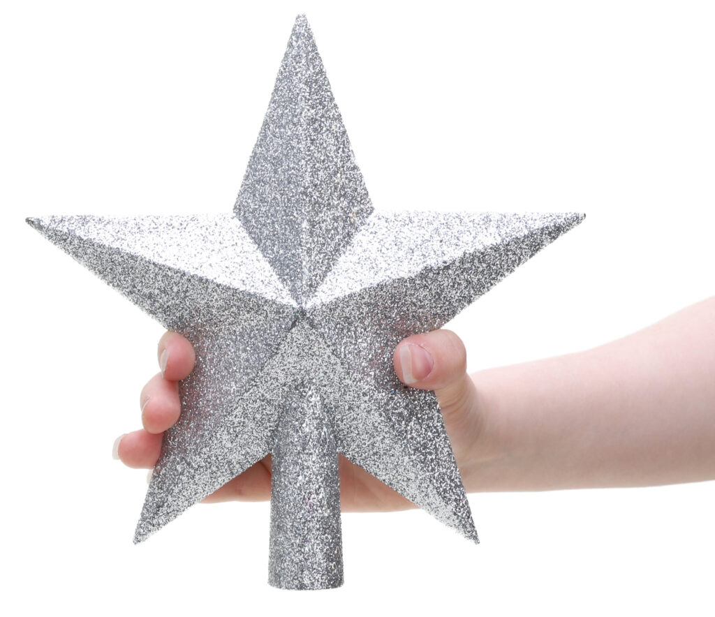 Christmas Concepts® 20cm Glitter Tree Top Star Decoration – Christmas ...