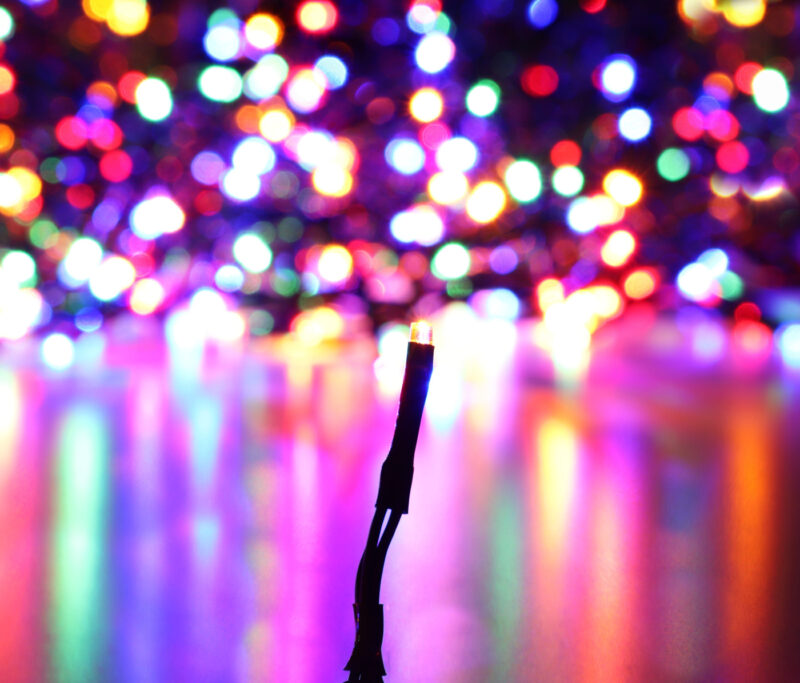 Christmas Concepts® 1000 12M/40FT Multi Colour LED Cluster Lights with ...