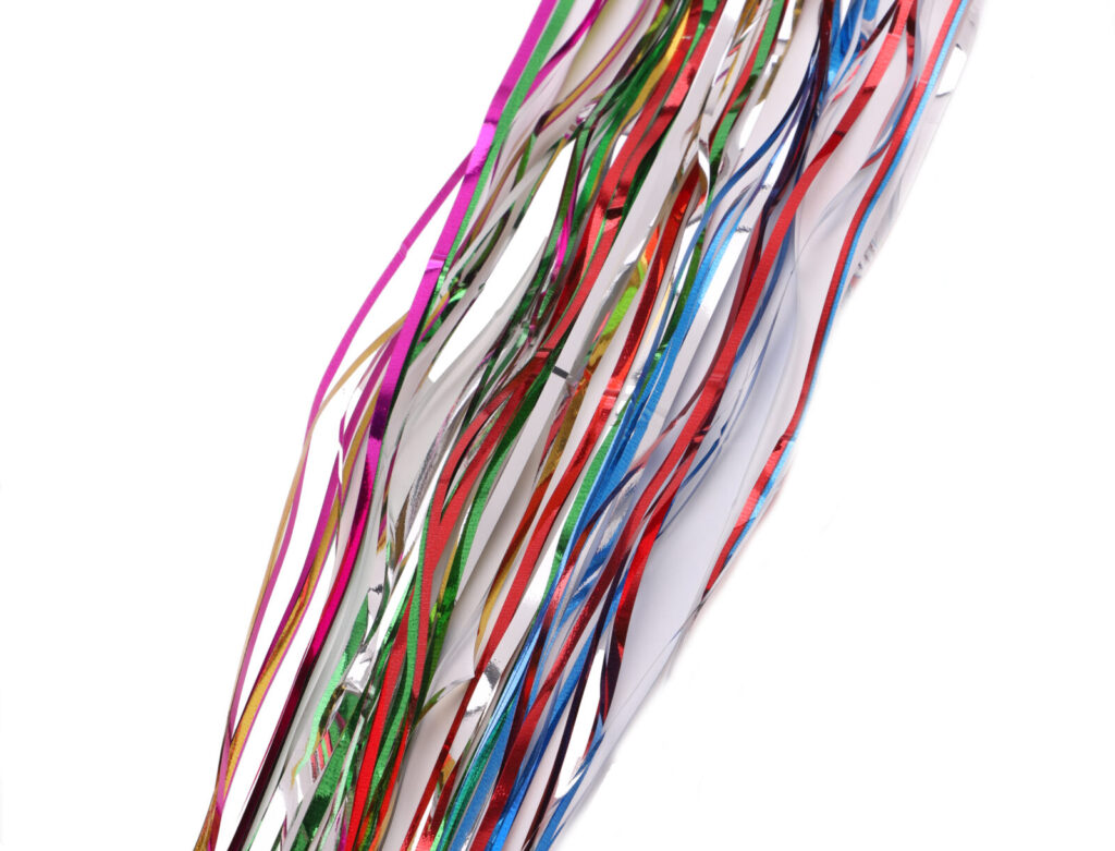 Shiny Lametta - Christmas Tree Decorations (Multicoloured) - Christmas ...